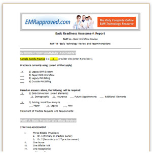 EMR Readiness Report | EMR Approved